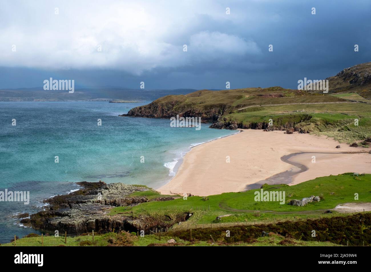Sangobeg Sands, near Durness, Sutherland, Scotland Stock Photo - Alamy