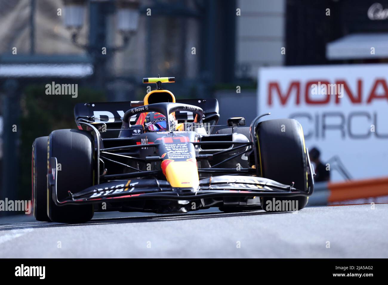 Monaco, Monaco. 27th May, 2022. Sergio Perez of Red Bull Racing on ...
