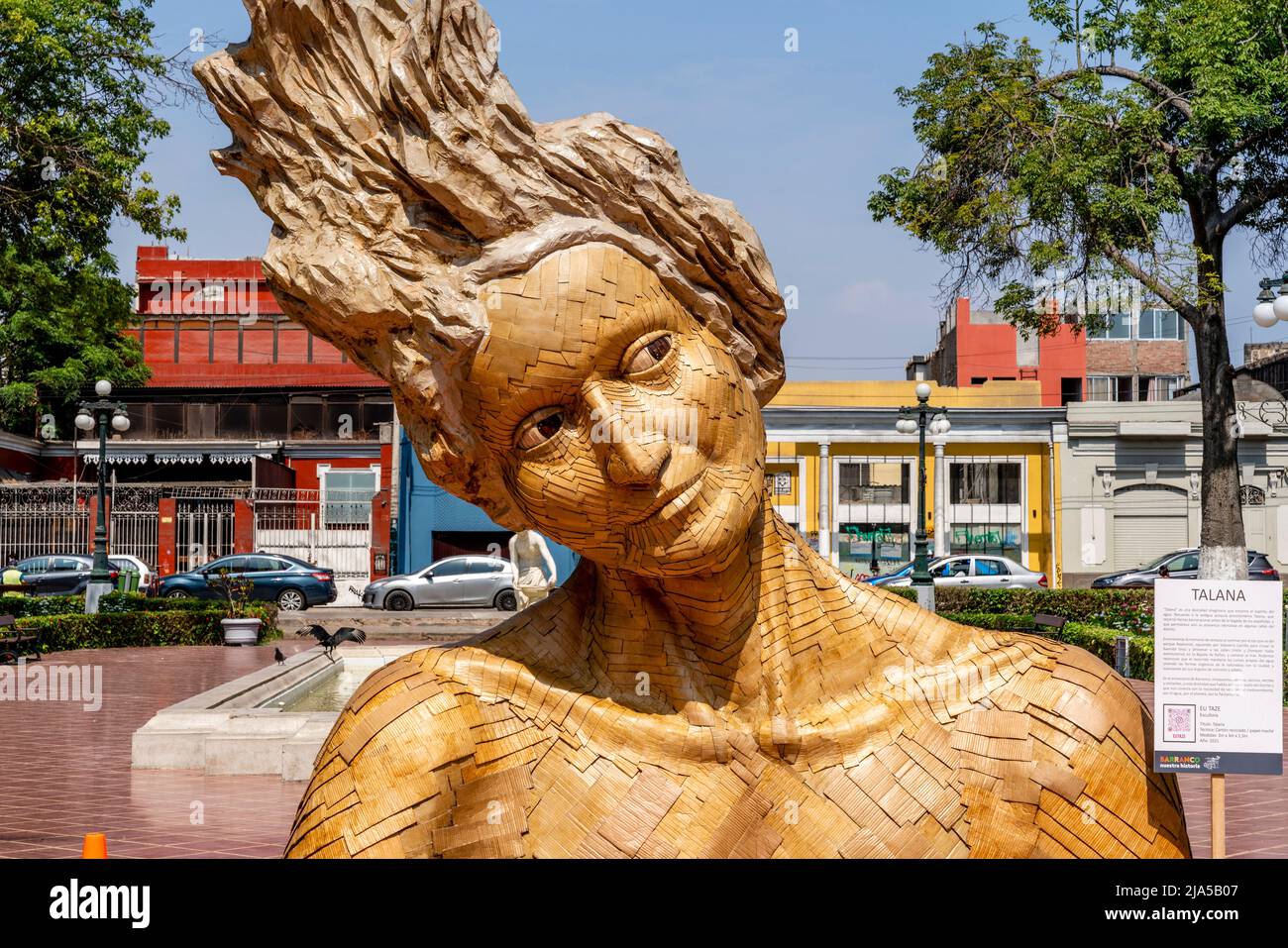 The Talana Sculpture, Barranco District, Lima, Peru Stock Photo - Alamy