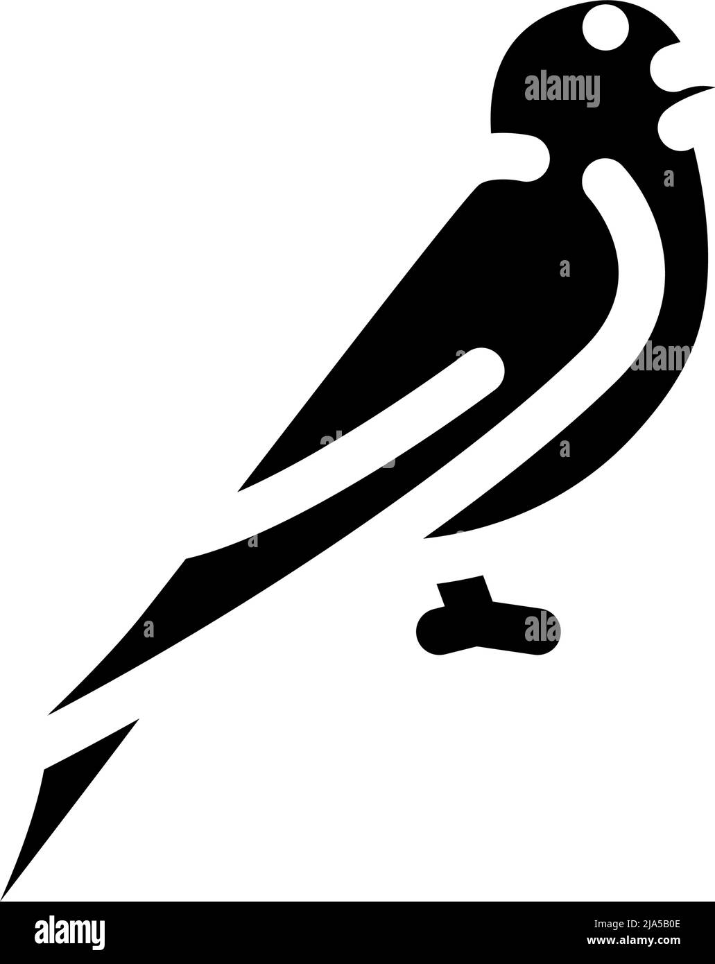 swift bird glyph icon vector illustration Stock Vector Image & Art - Alamy