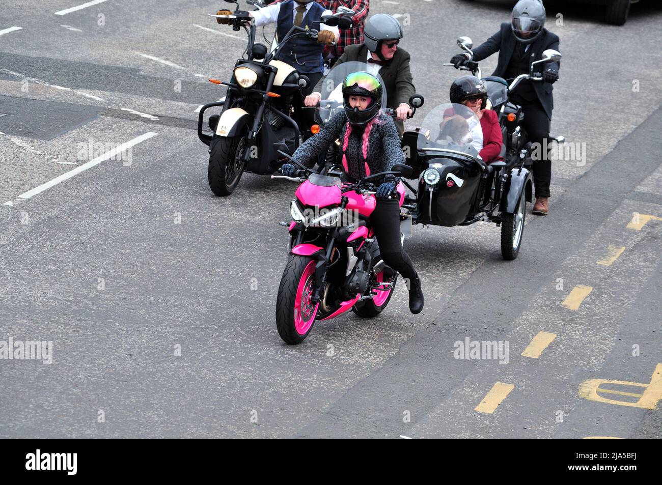 Biker girl hi-res stock photography and images - Alamy