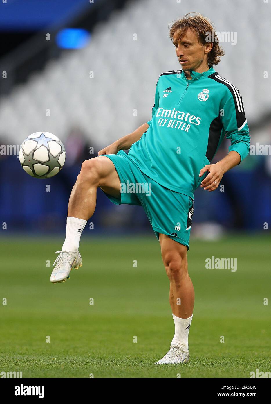 Paris, France, 27th May 2022. Luka Modric of Real Madrid training at ...