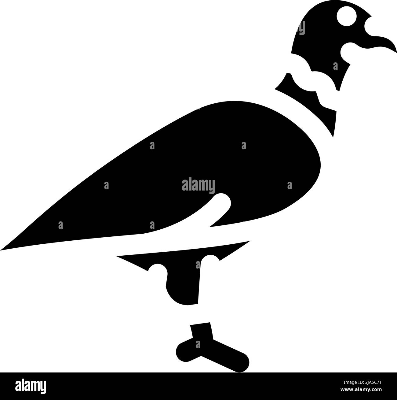 eagle bird glyph icon vector illustration Stock Vector Image & Art - Alamy