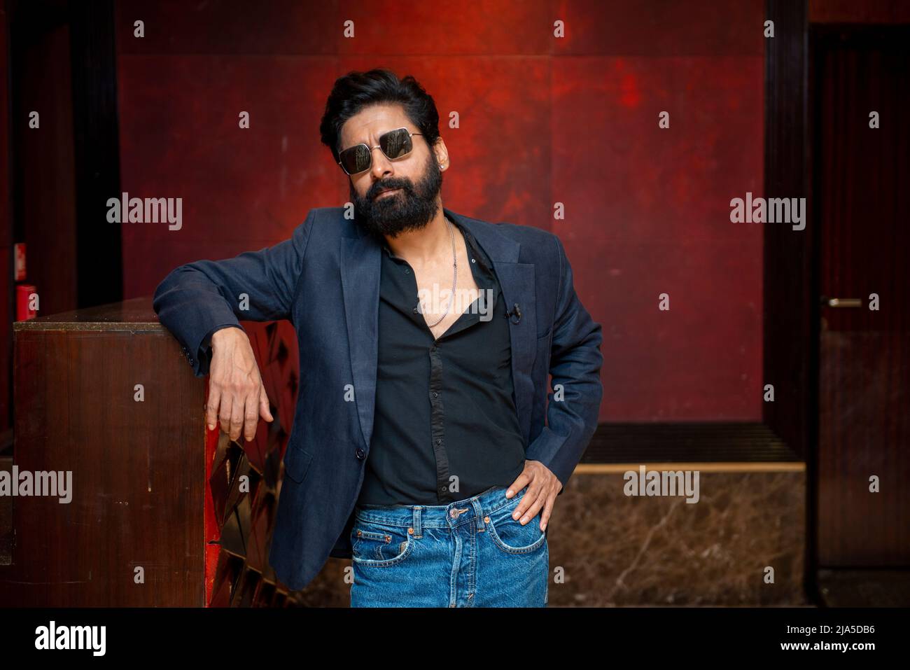 Noida, India. 27th May, 2022. Actor Chandan Roy Sanyal attends a Press ...