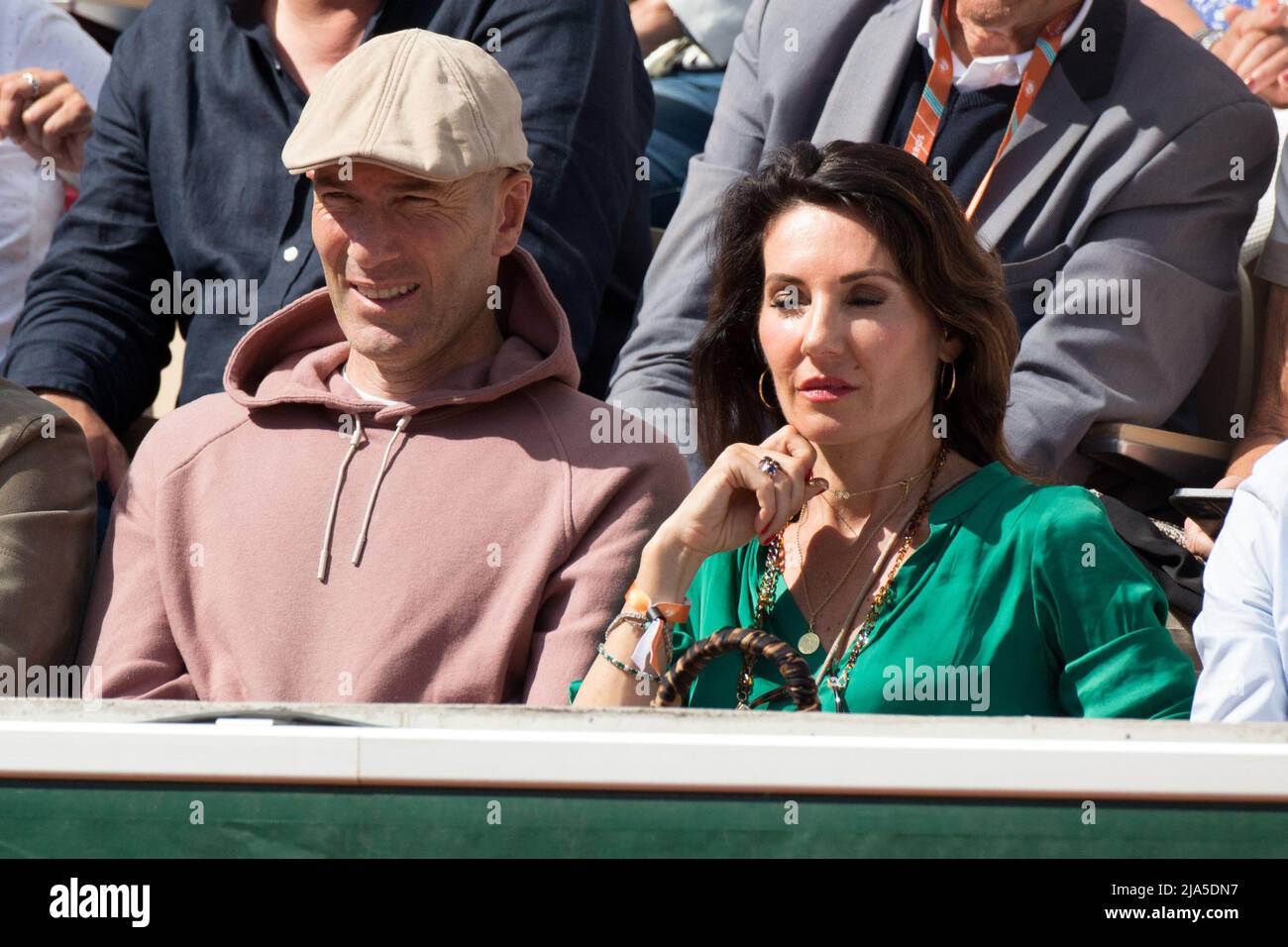 Paris, France. 27th May 2022. Zinedine Zidane and his wife Veronique ...