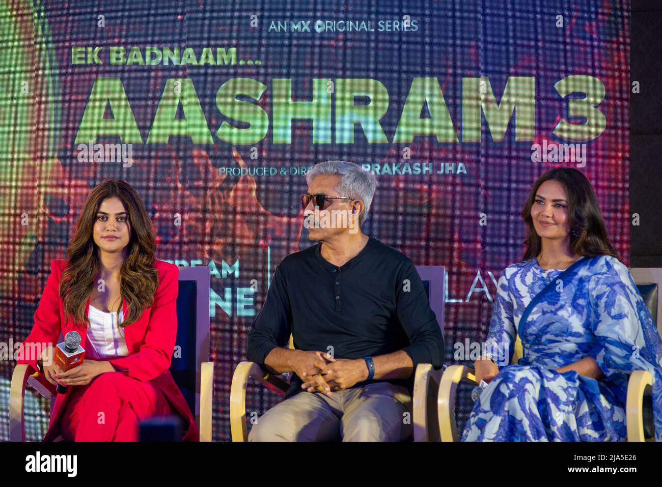 Noida, India. 27th May, 2022. (L to R) Actress Aaditi Pohankar ...