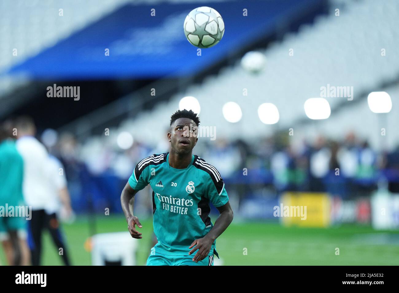 Saint Denis, France. 27th May, 2022. Vinicius Junior of Real Madrid CF ...