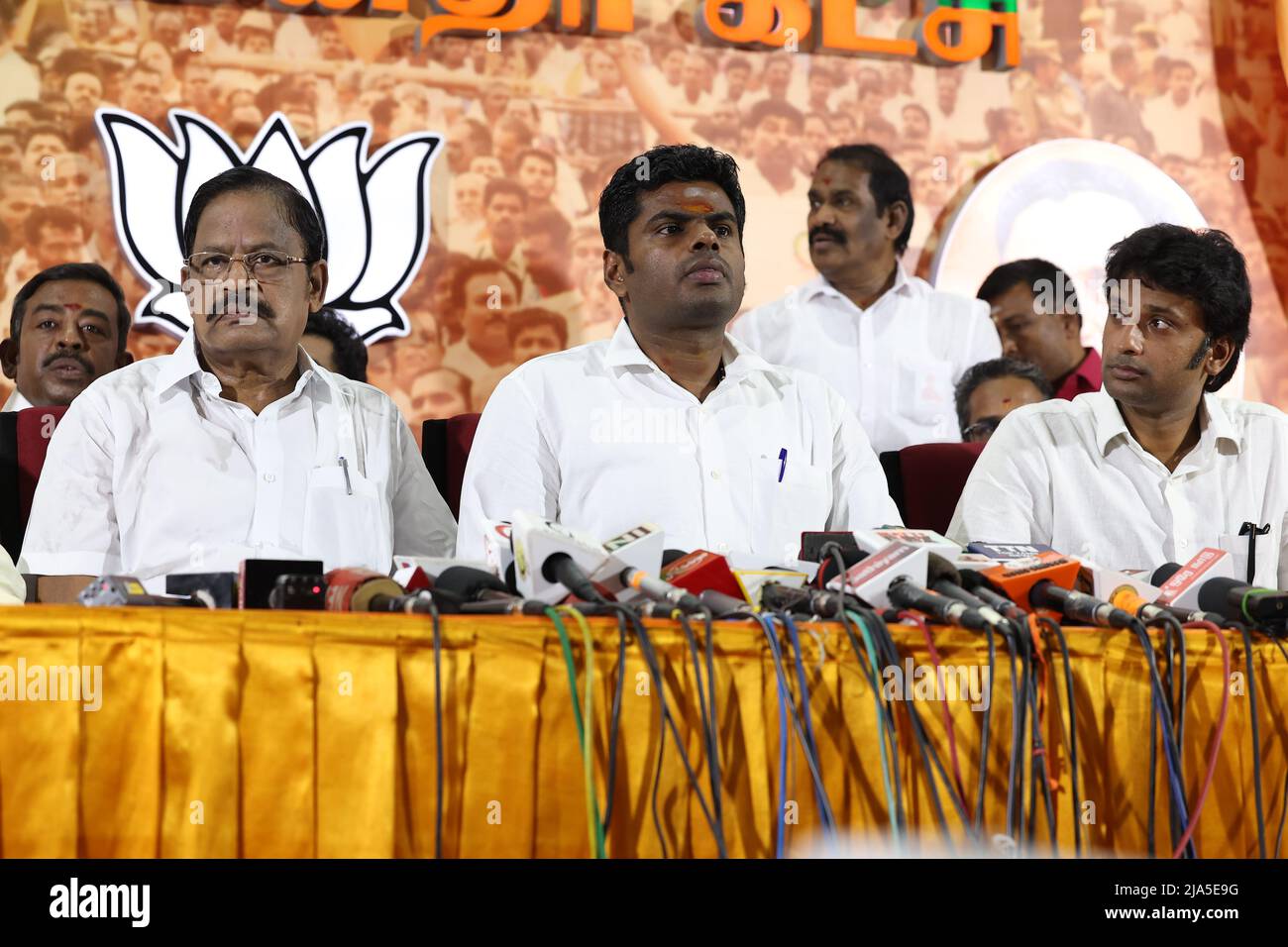 Chennai, India, 27th, May 2022. BJP Annamalai Ex IPS & IIM , an emerged political leader of ...