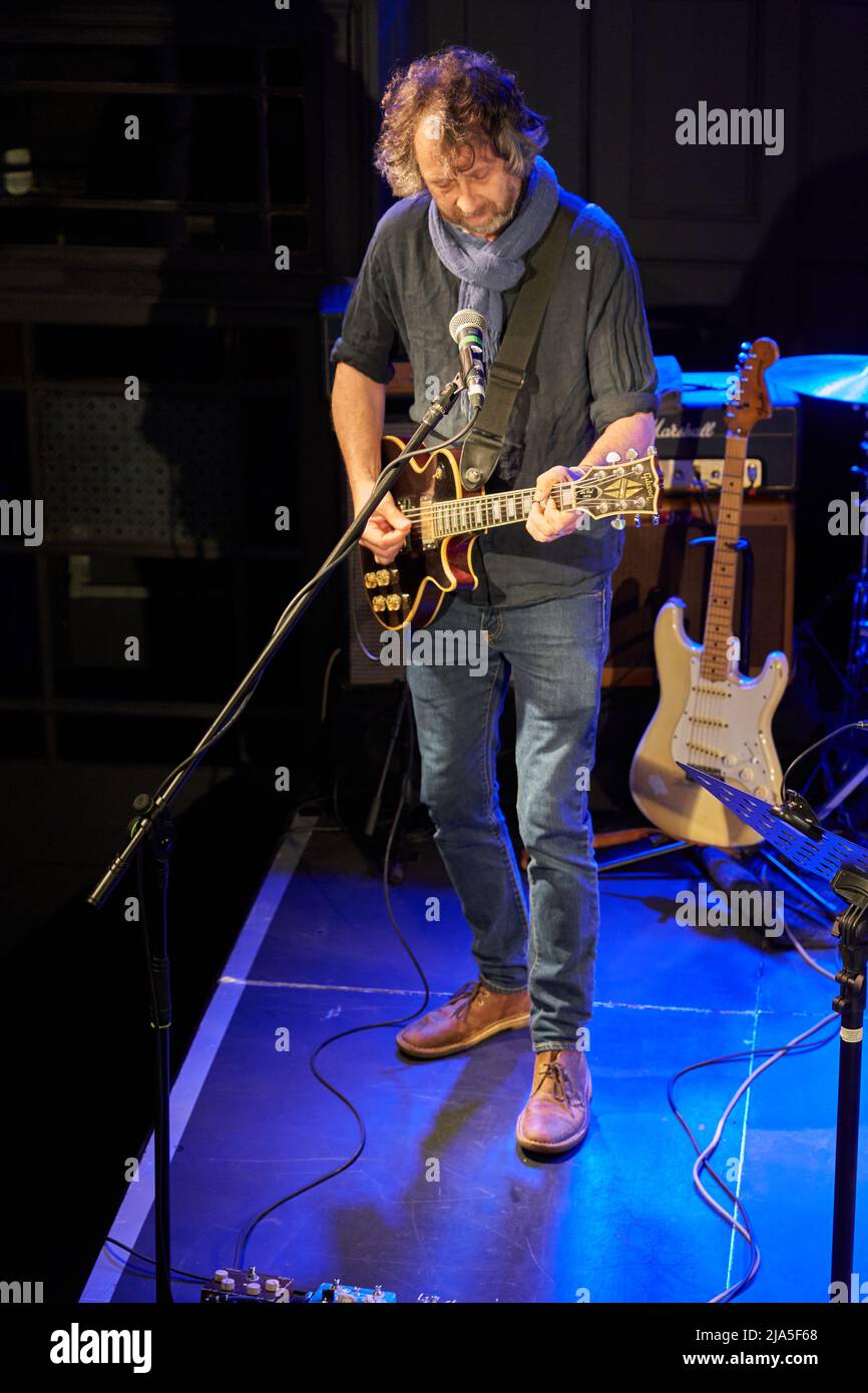 Guitarist Adam Phillips performing with The Tom Robinson Band at The ...