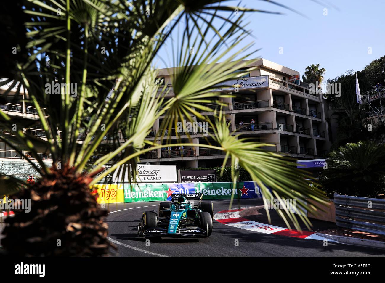 Monte Carlo, Monaco. 27th May, 2022. Lance Stroll (CDN) Aston Martin F1 ...