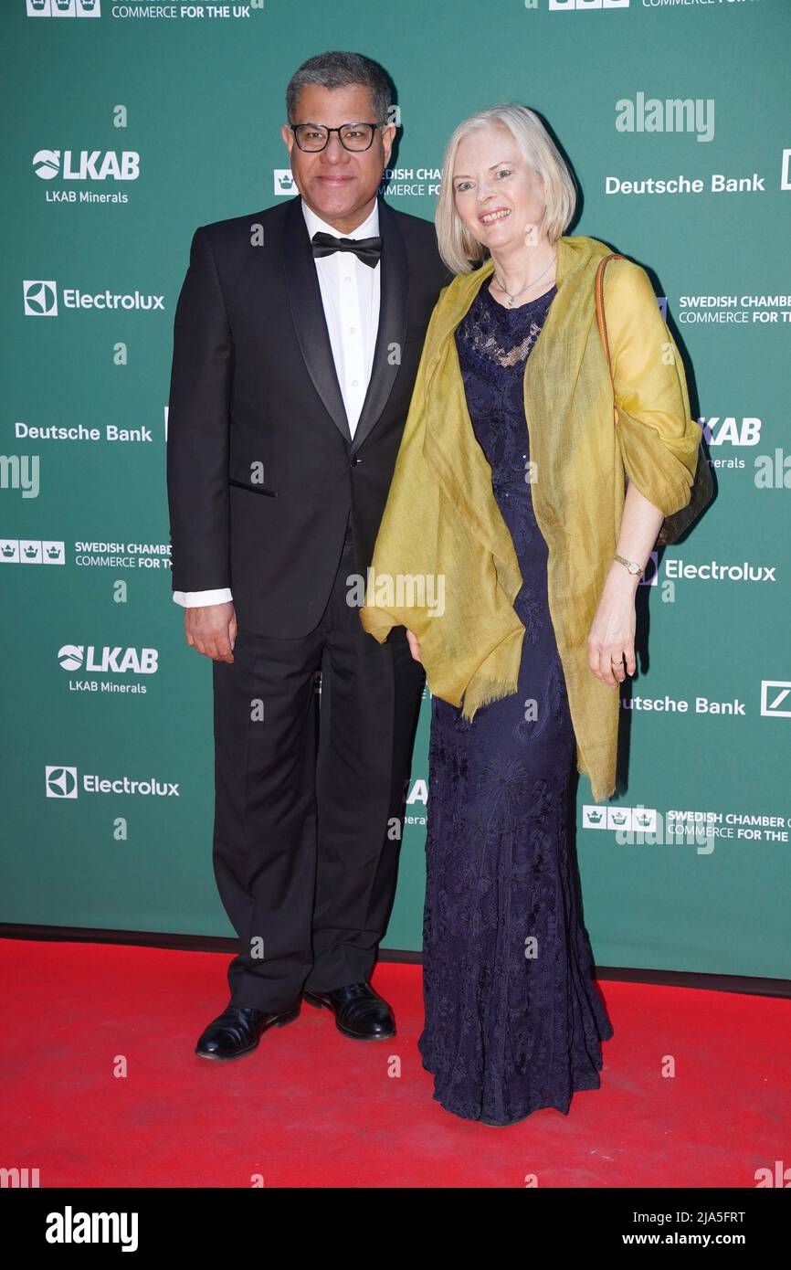 President for COP 26 Alok Sharma and his wife Ingela attend the Swedish ...