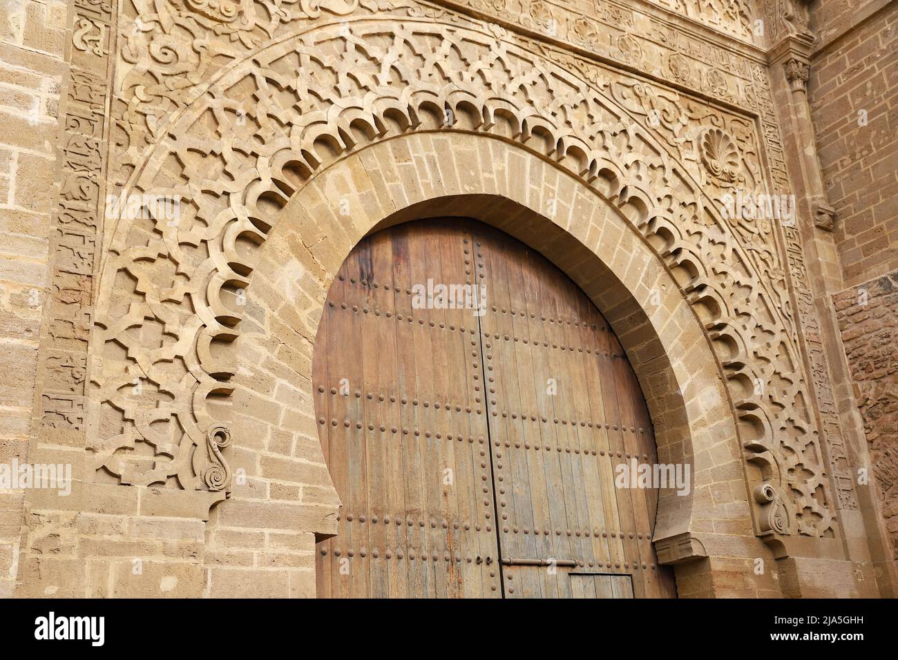 Gate of Kasbah of the Udayas in Rabat City, Morocco Stock Photo - Alamy