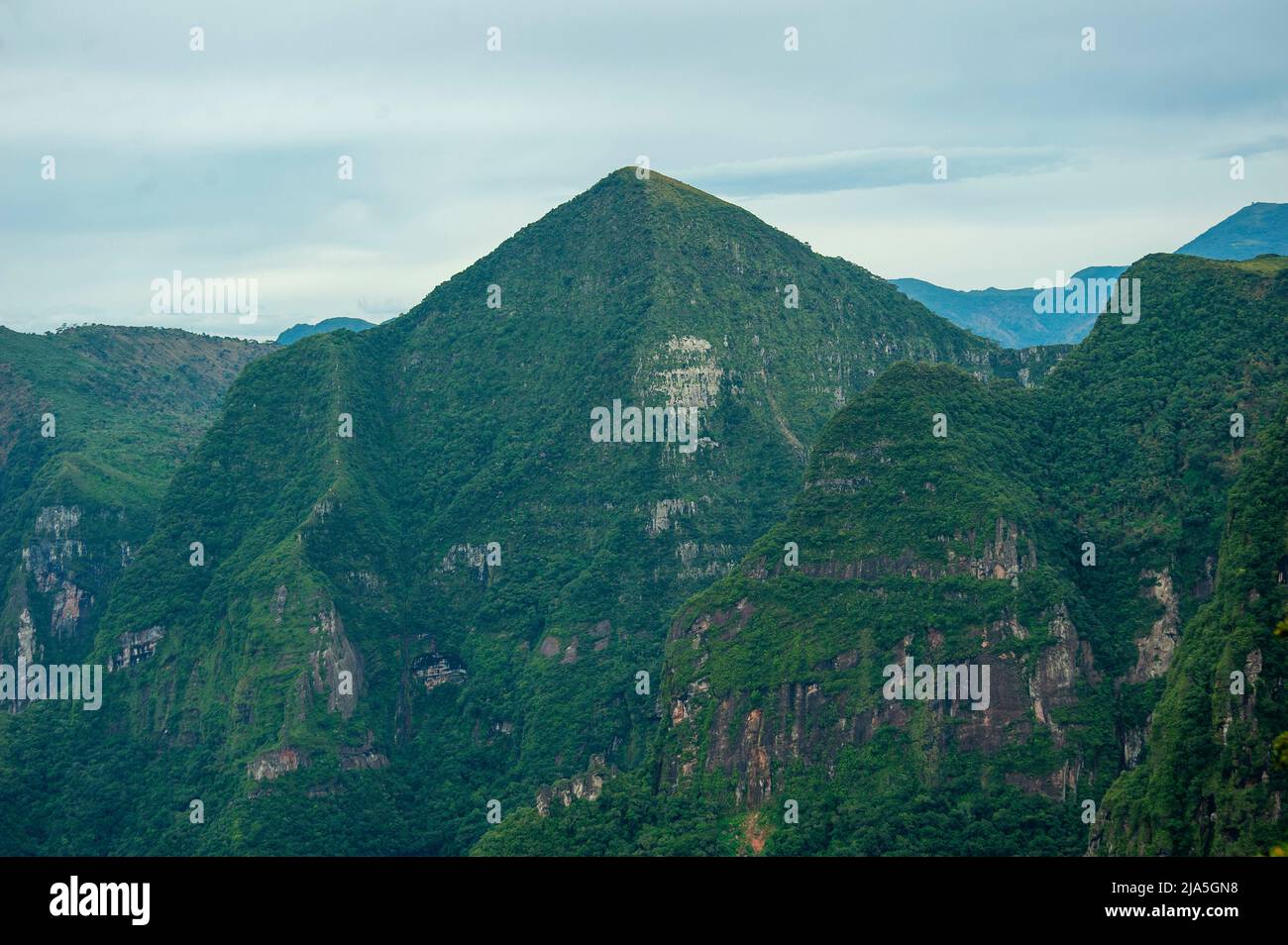 Piramide Hill at Serra do Corvo Branco, Santa Catarina, Brazil Stock ...