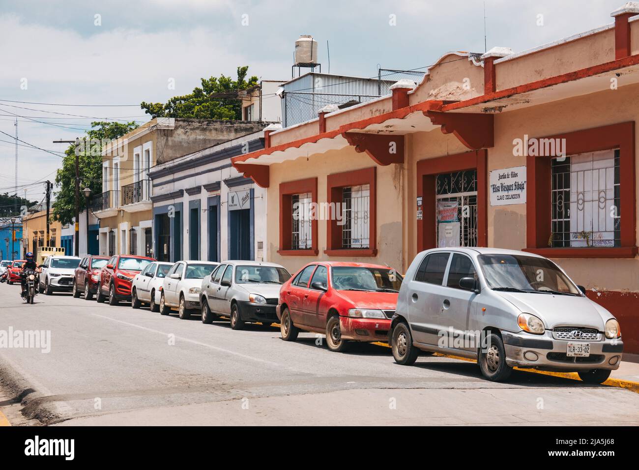 bright colorful streets of Oaxaca City, a Spanish colonial town that ...