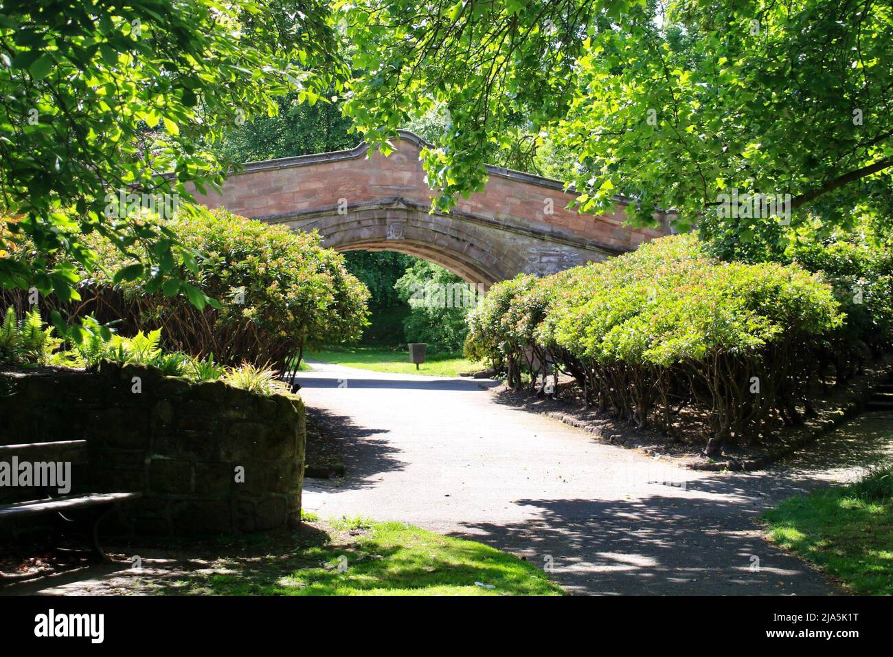Port Sunlight prepares for queens jubilee Stock Photo - Alamy