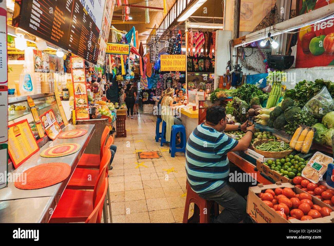 Mexico city market hi-res stock photography and images - Alamy