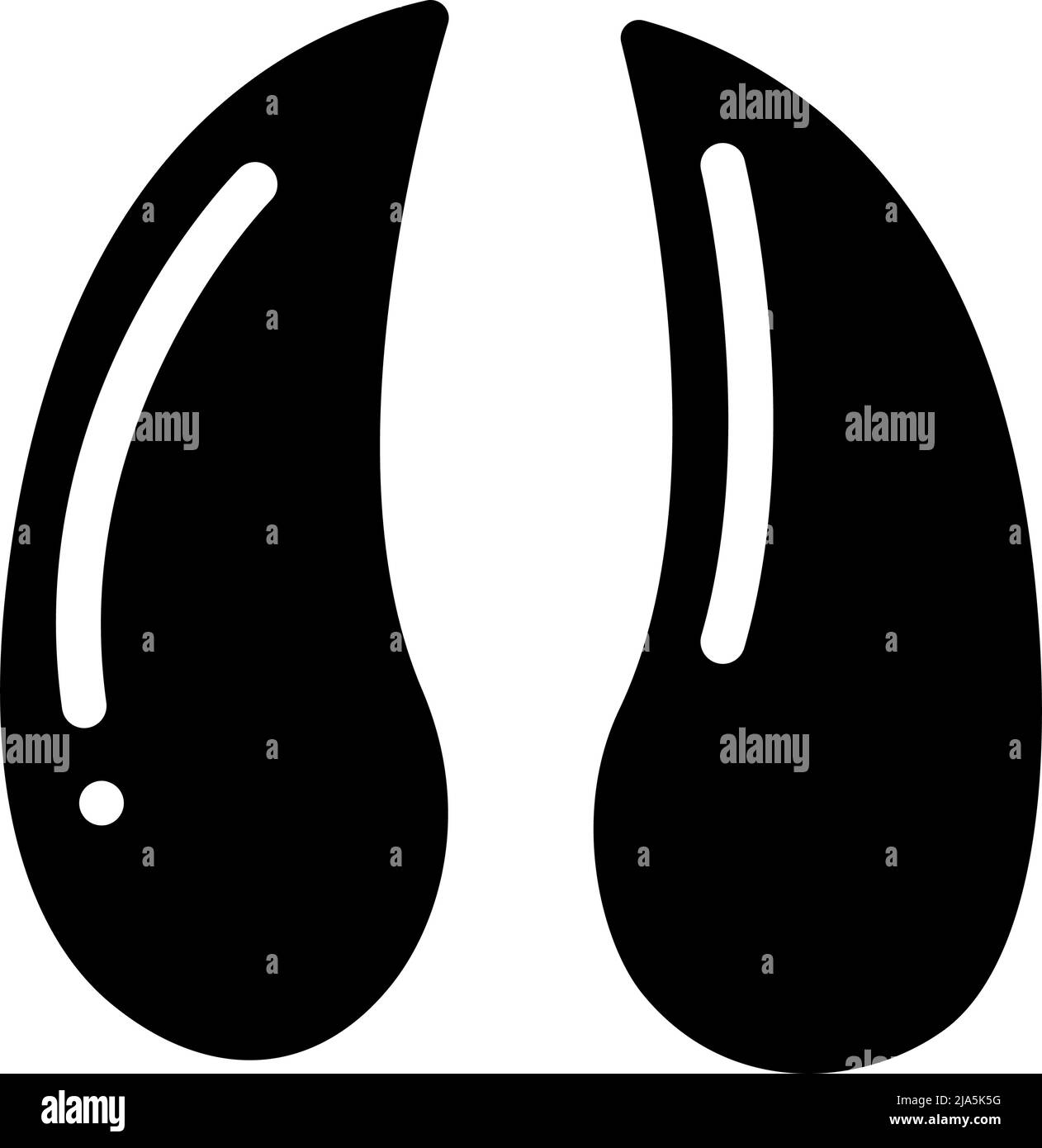 sheep farm animal hoof print glyph icon vector illustration Stock ...