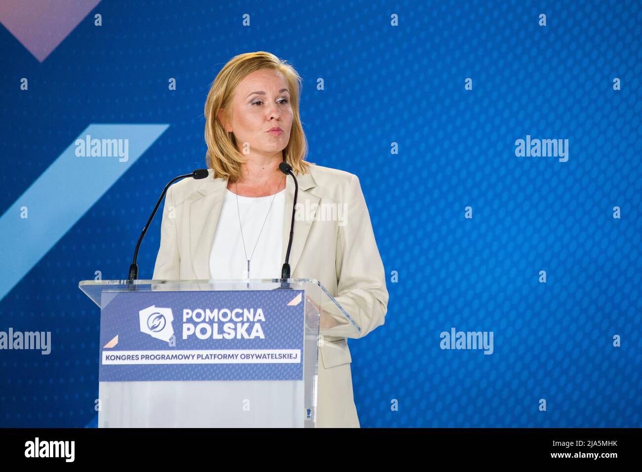 Warsaw, Poland. 27th May, 2022. Magdalena Filiks, MP and member of the ...