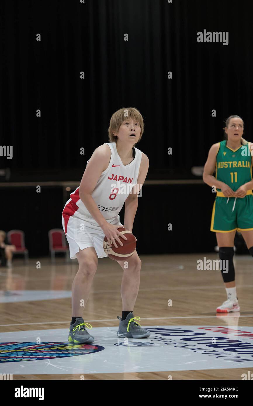 Maki Takada of Japan Women's Basketball Team seen during Game 1 of the ...