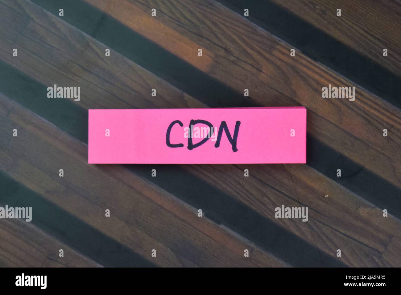 Concept of CDN - Content Delivery Network write on sticky notes ...