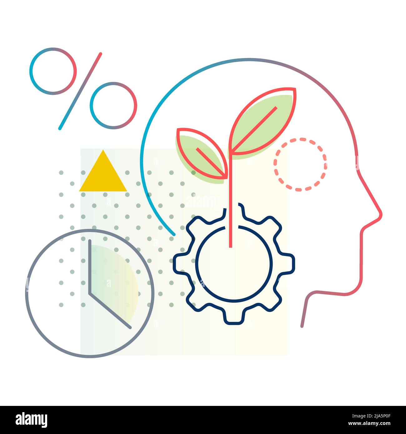 Business Mindset - Entrepreneurship - Illustration as EPS 10 File Stock ...