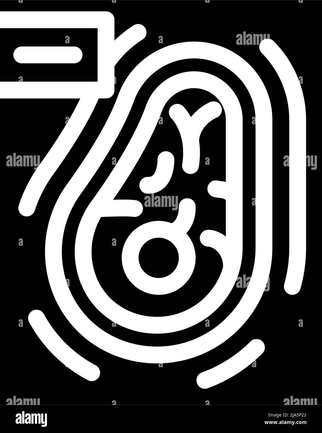 freeze meat glyph icon vector illustration Stock Vector Image & Art - Alamy