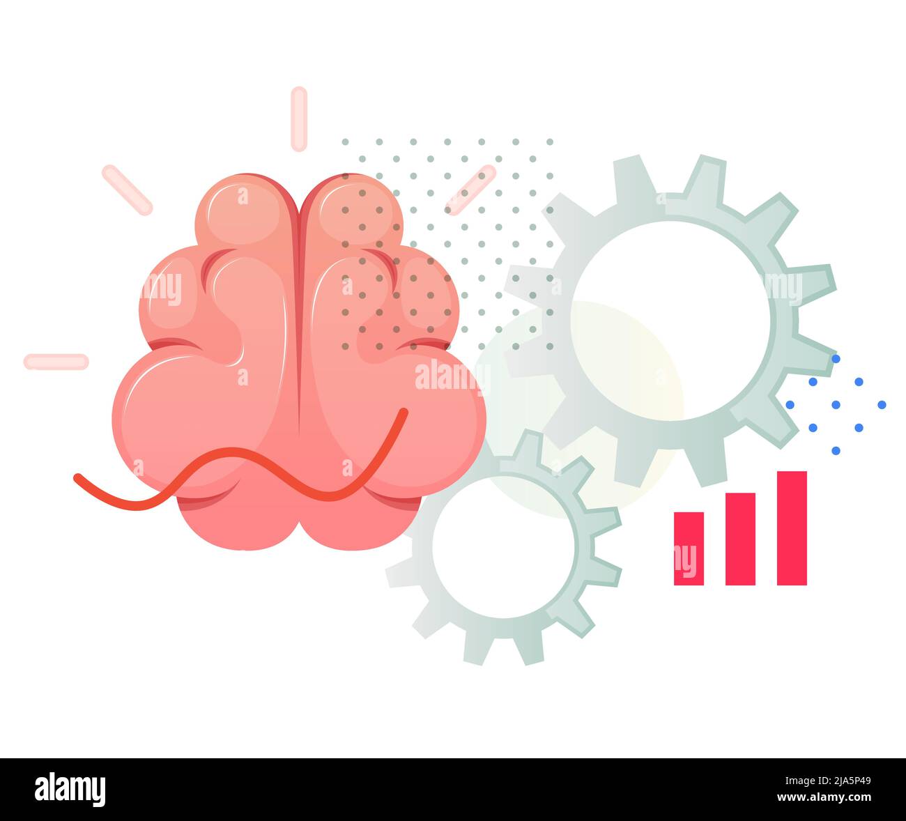 Brain working Cut Out Stock Images & Pictures - Alamy