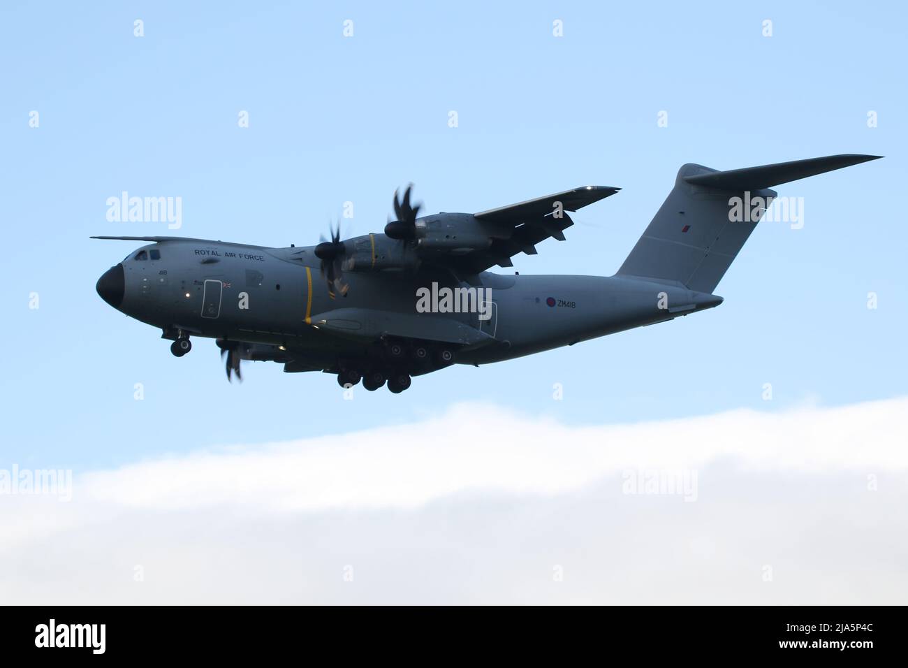 ZM418, an Airbus A400 Atlas C.1 operated by the Royal Air Force ...
