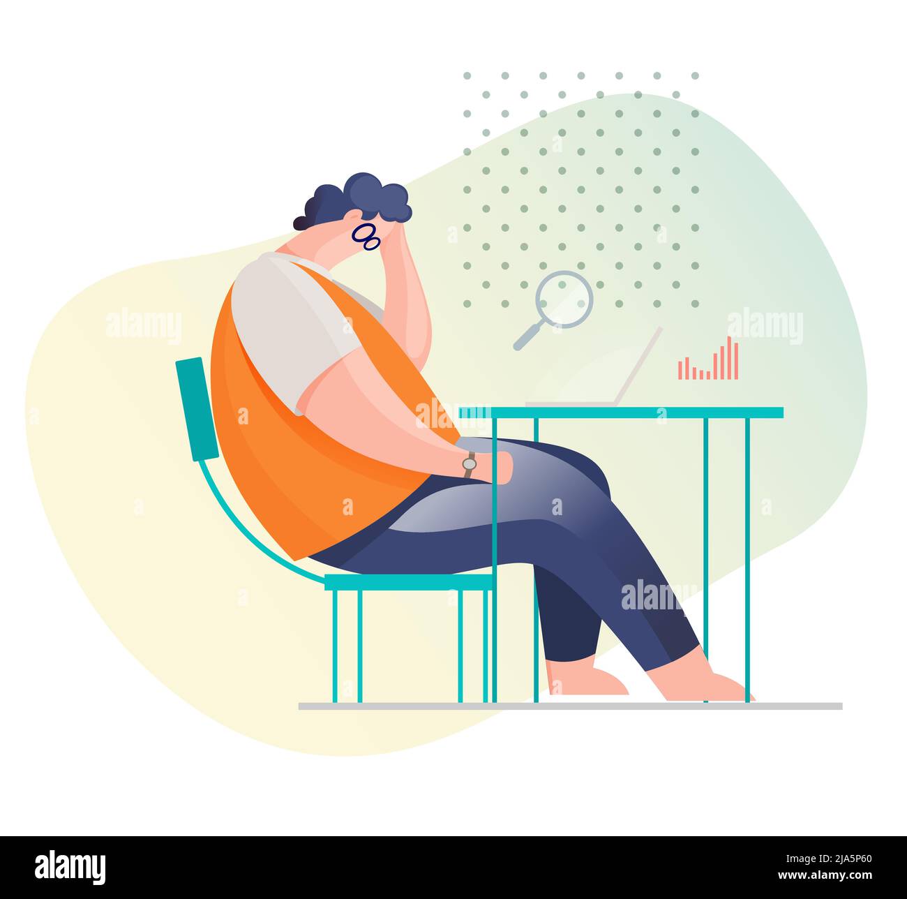 Internet fatigue Cut Out Stock Images & Pictures - Alamy