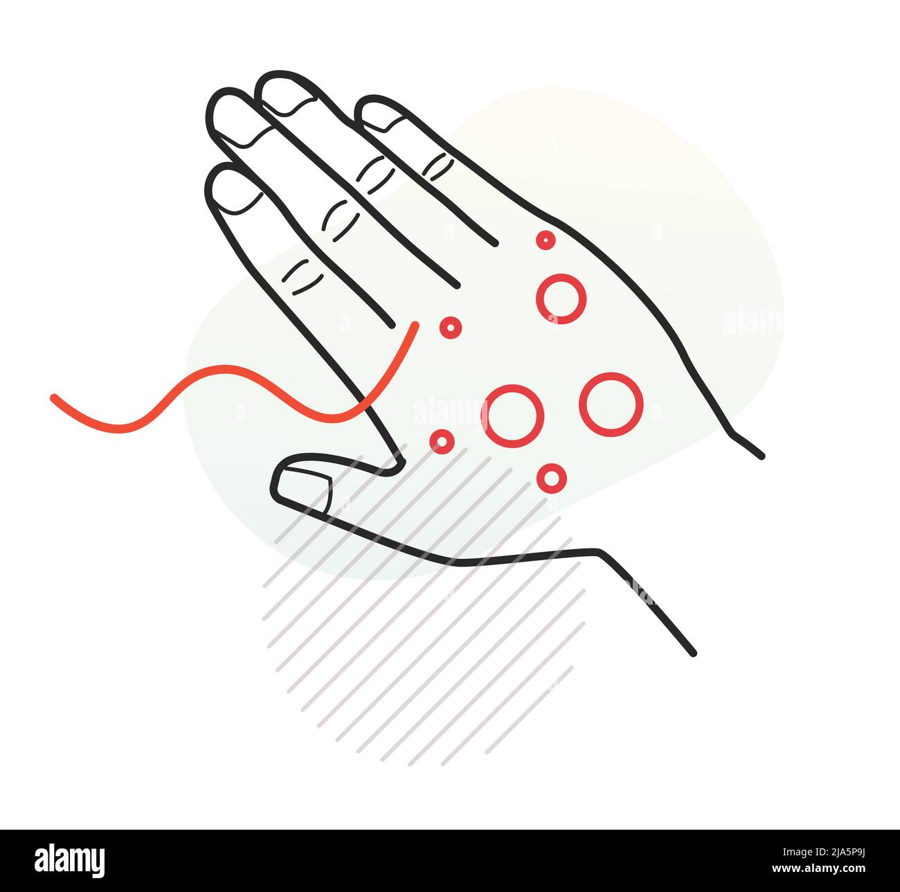 Monkeypox - Skin Rashes and Spots as Symptoms - Icon as EPS 10 File ...