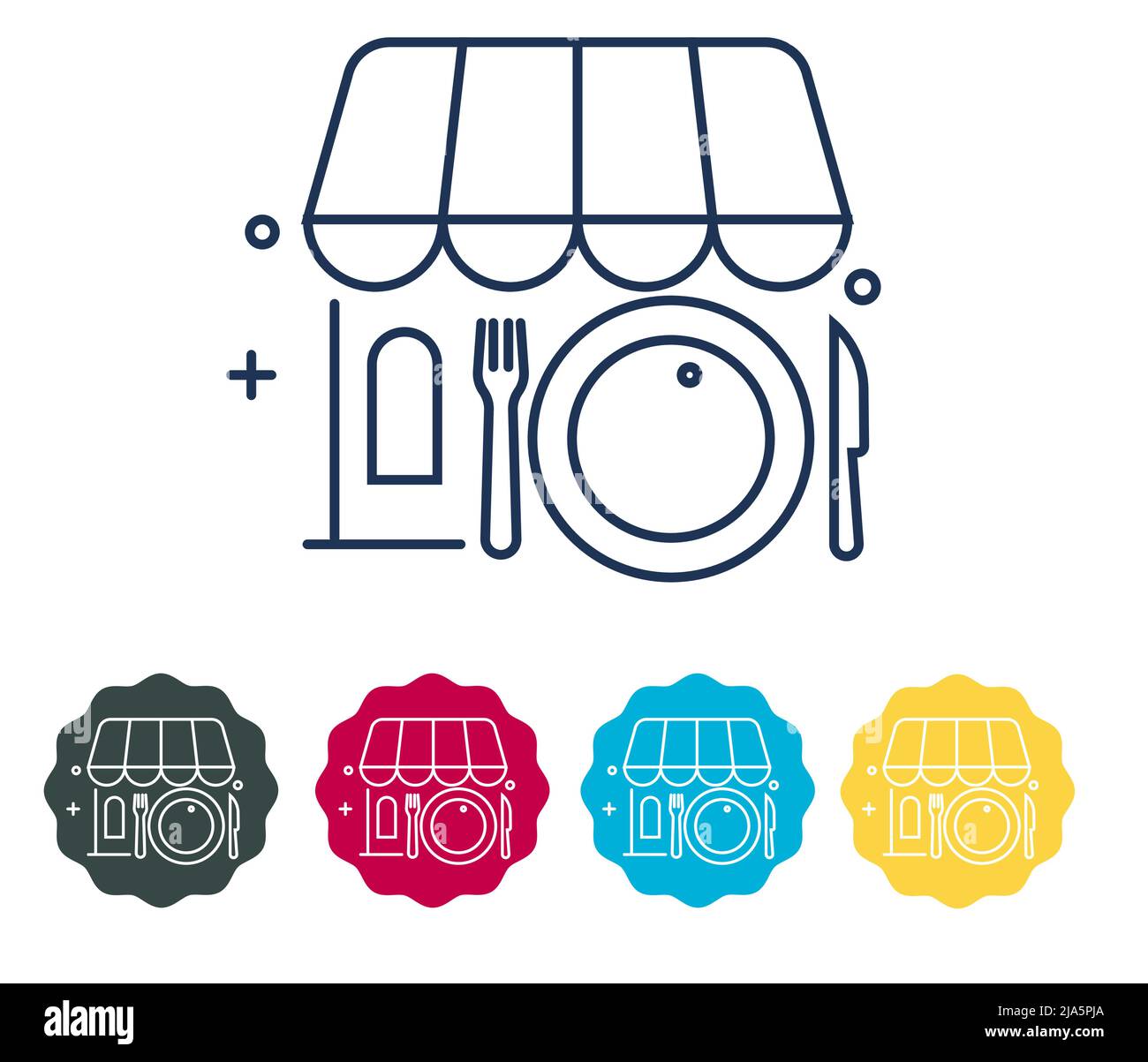 Fine dining breakfast Cut Out Stock Images & Pictures - Alamy