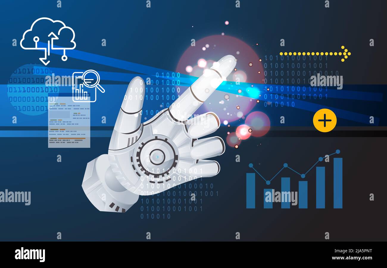 Robot arm board Stock Vector Images - Alamy