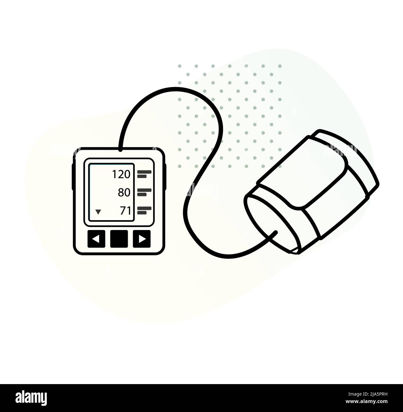 Blood Pressure Monitoring - Stock Illustration as EPS 10 File Stock ...