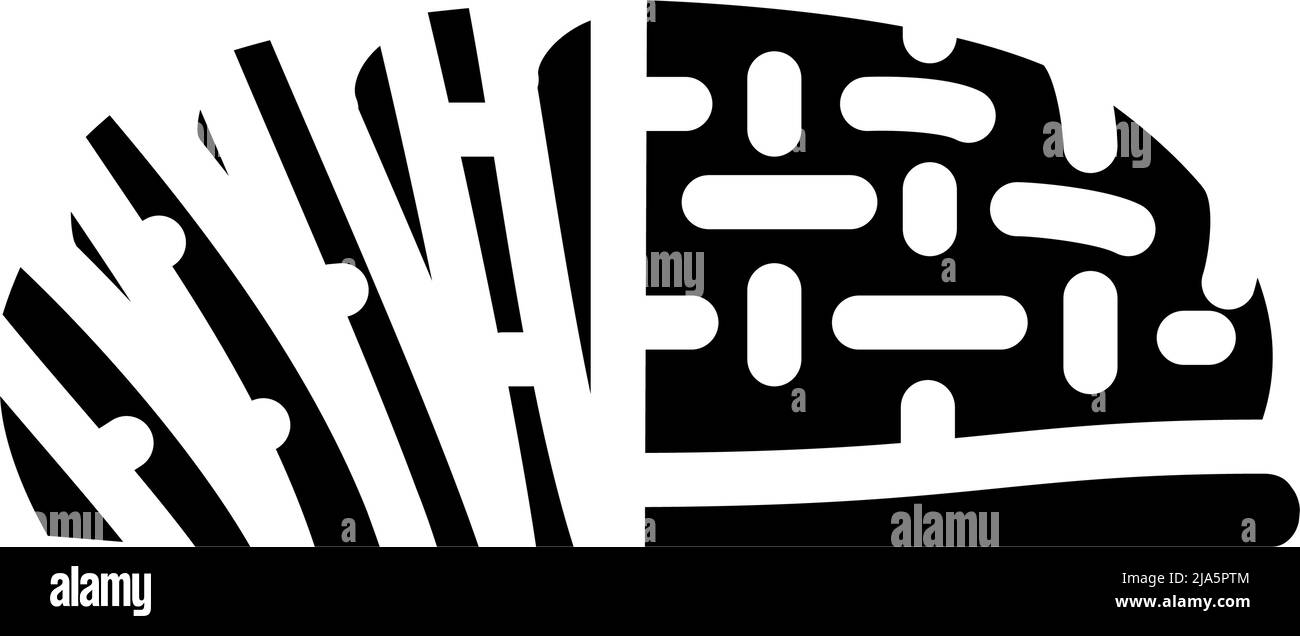 smoked meat glyph icon vector illustration Stock Vector Image & Art - Alamy