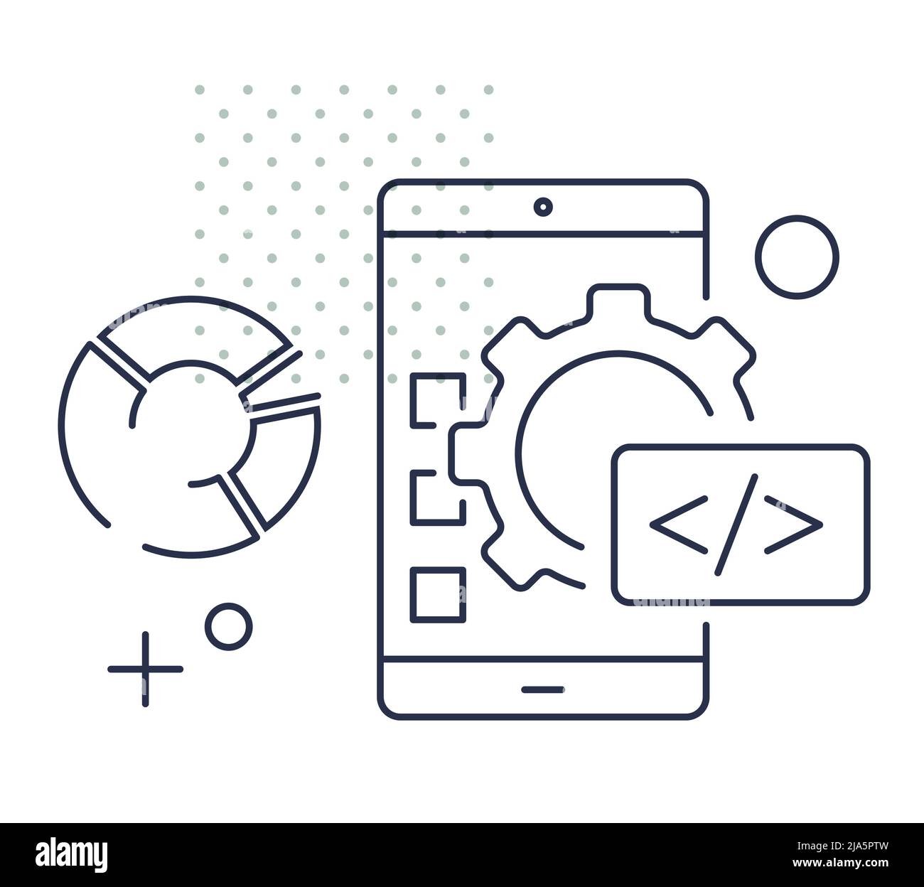 Android development Stock Vector Images - Alamy