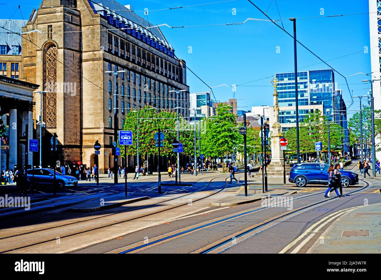 Portland Street, Manchester, England Stock Photo - Alamy