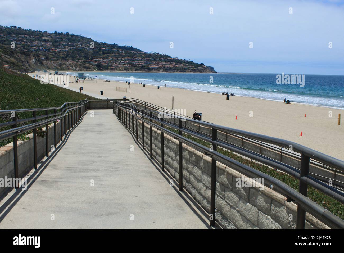Ramp Leading to the Shoreline of Torrance Beach, City of Torrance, Los ...