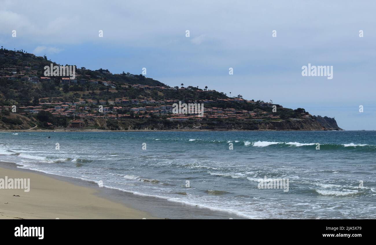 Shoreline of Torrance Beach, Located in the South Bay of Los Angeles ...