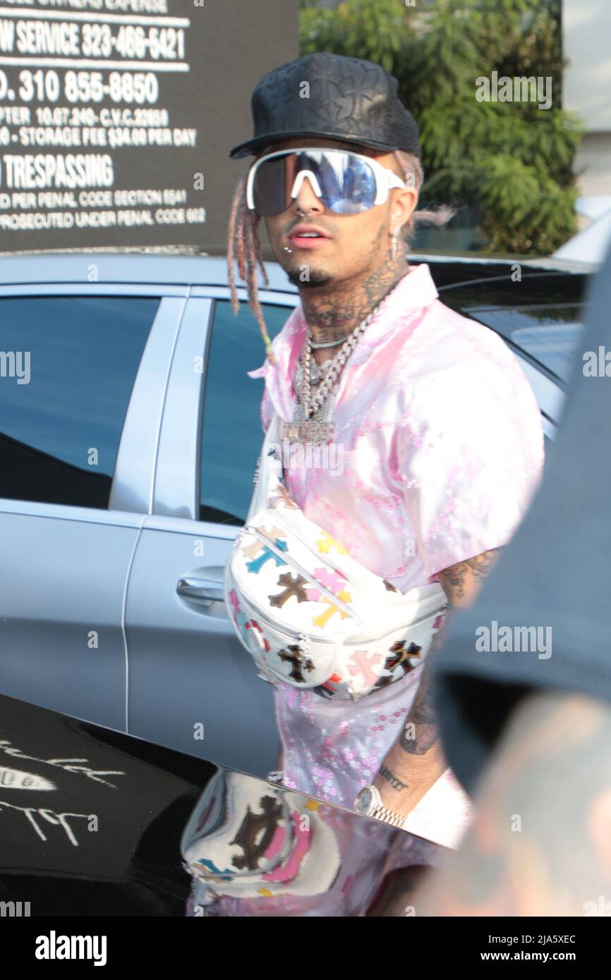 Celebrities out and about in Los Angeles Featuring: Lil Pump Where: LA ...