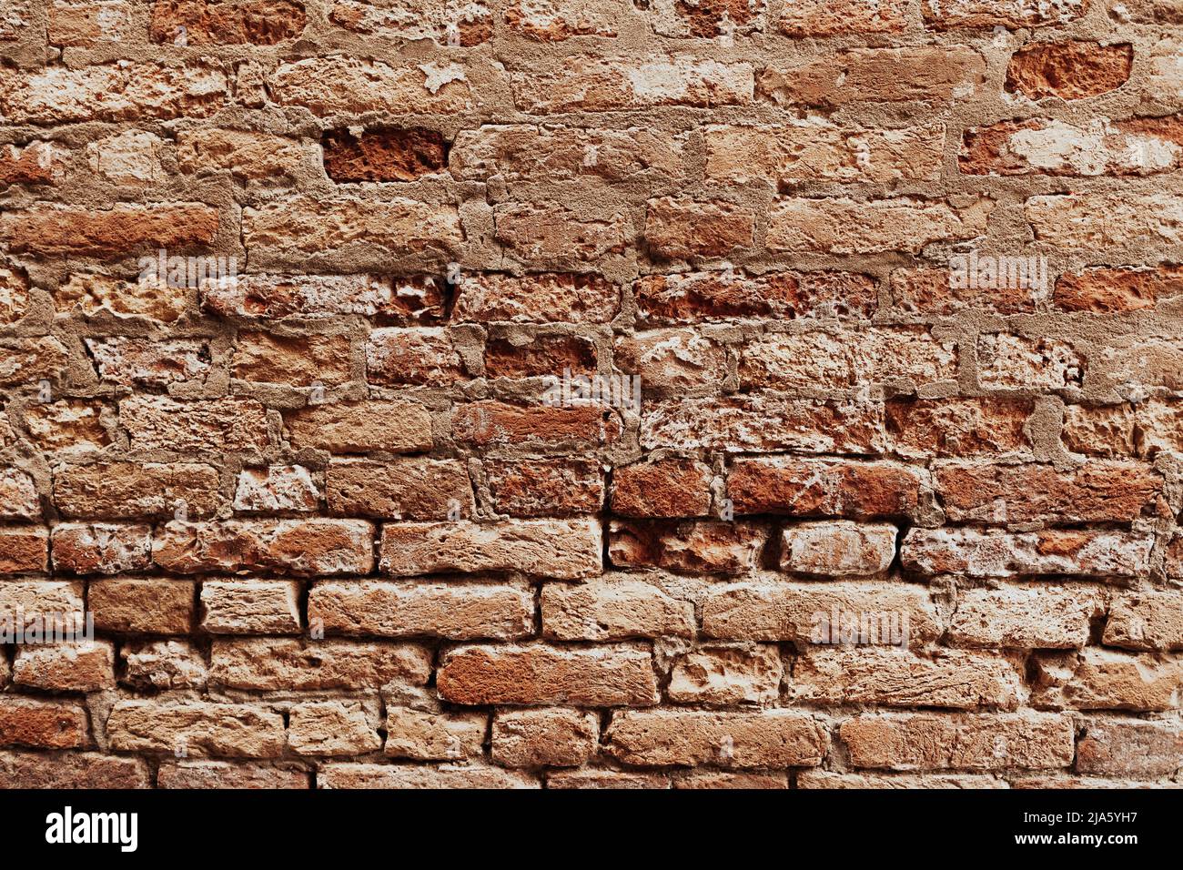Brick wall structure of an old house Stock Photo - Alamy