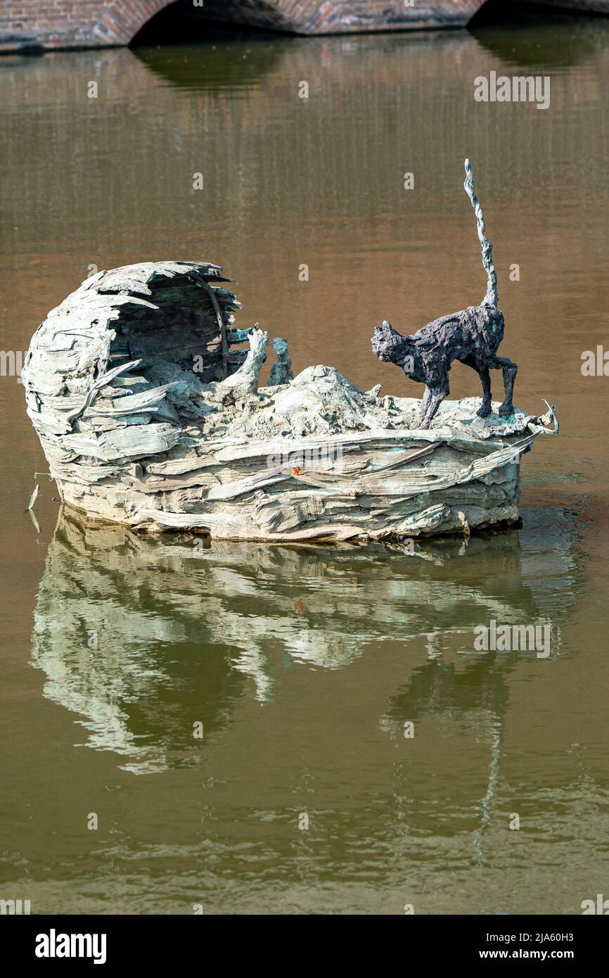 18tj-Century Dutch Windmills dot the rural scene in Kinderdijk ...