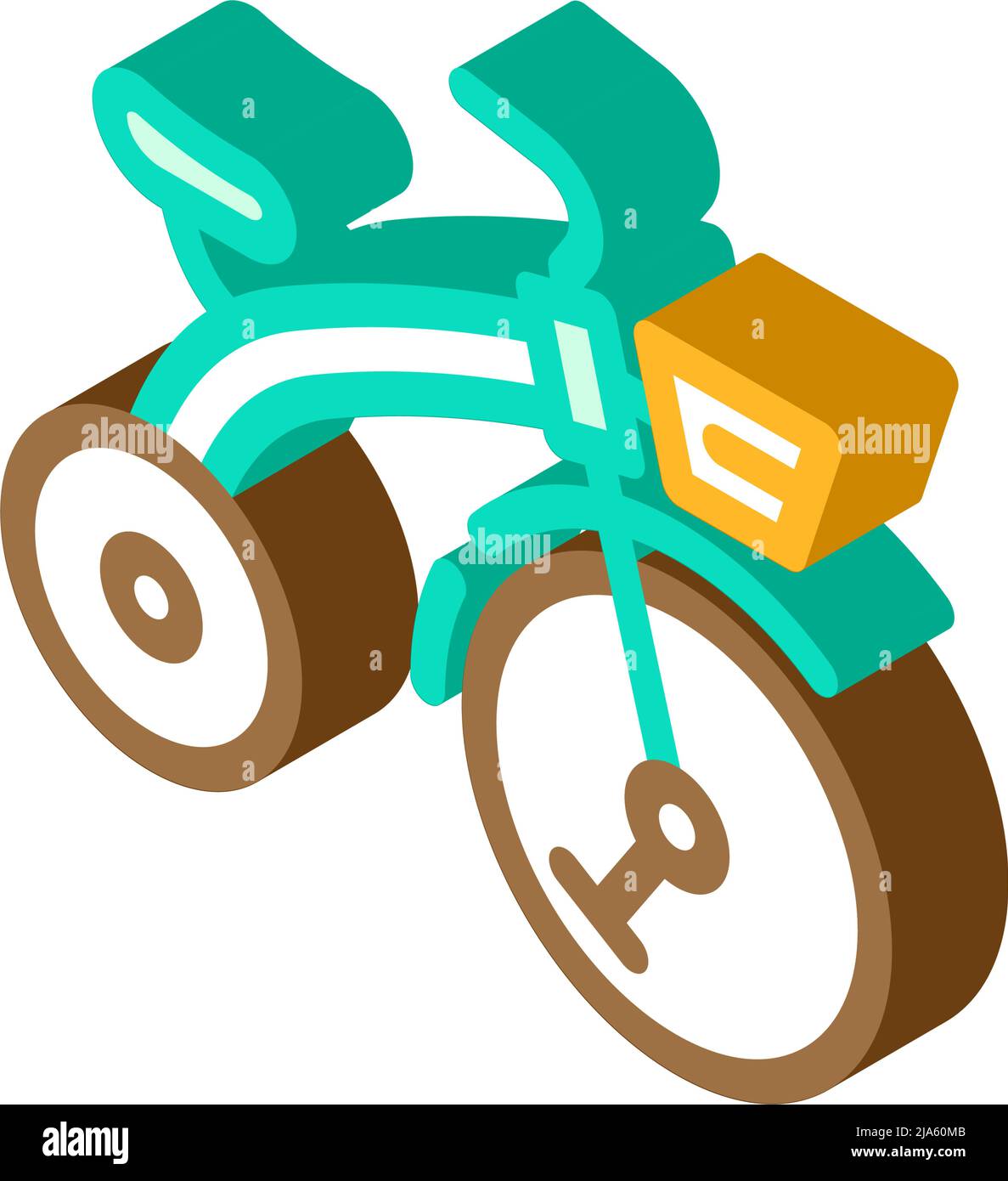 tricycle for children isometric icon vector illustration Stock Vector ...