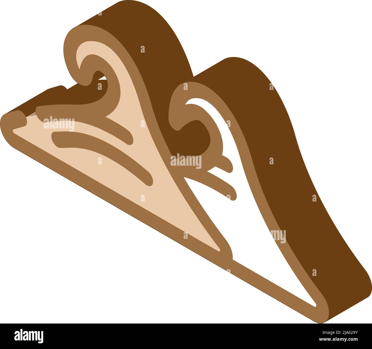 drop chocolate isometric icon vector illustration Stock Vector Image ...