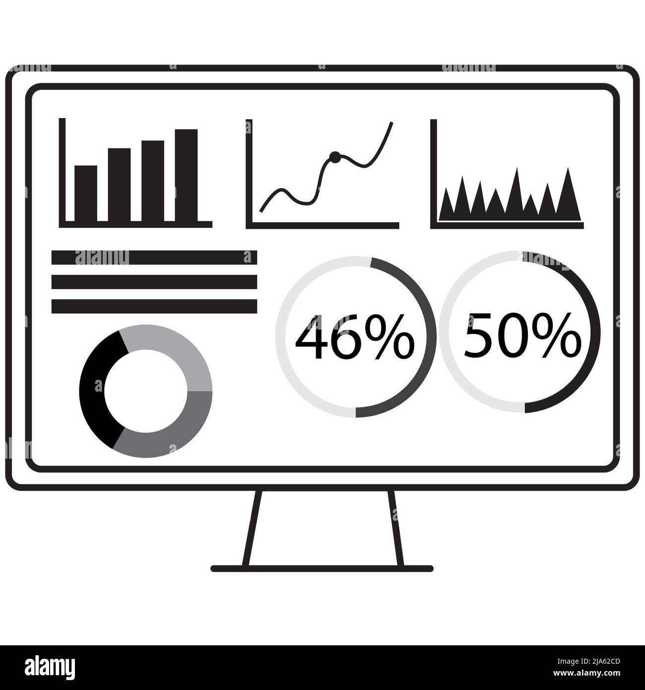 dashboard admin icon on white background. user panel template sign ...