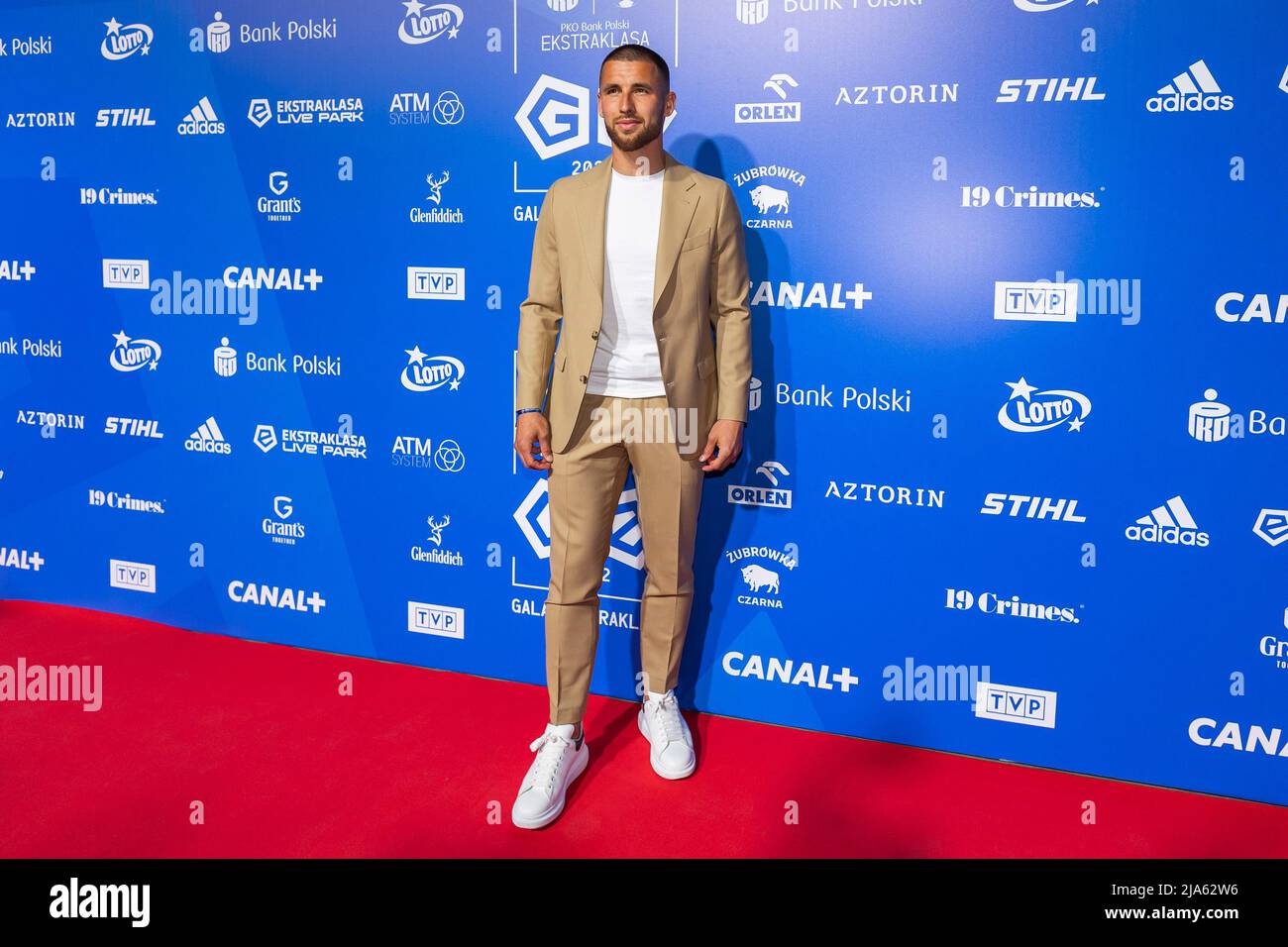 Lukasz Zwolinski of Lechia Gdansk seen during Gala of Ekstraklasa 2022 ...