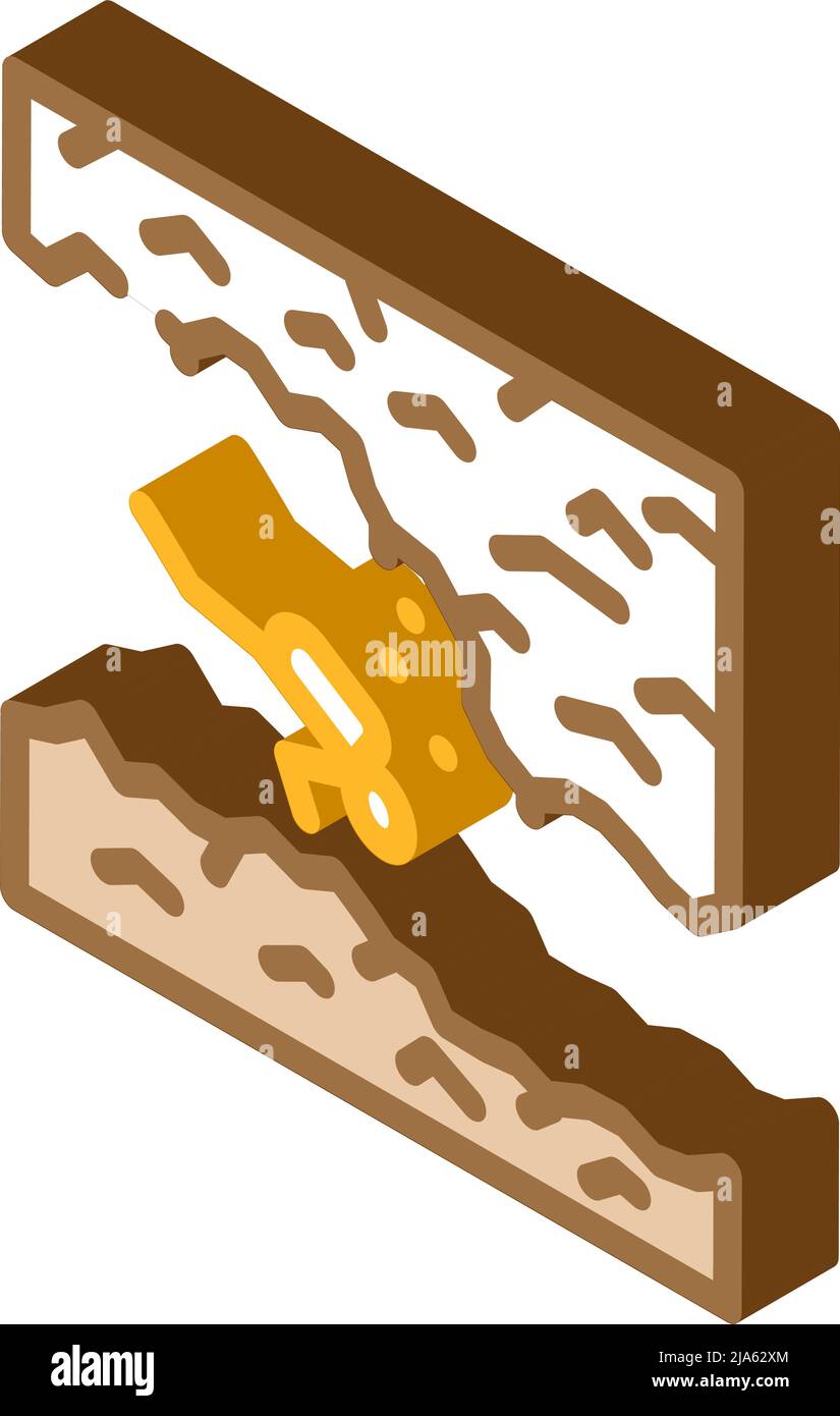 diving in rocks and caves isometric icon vector illustration Stock ...