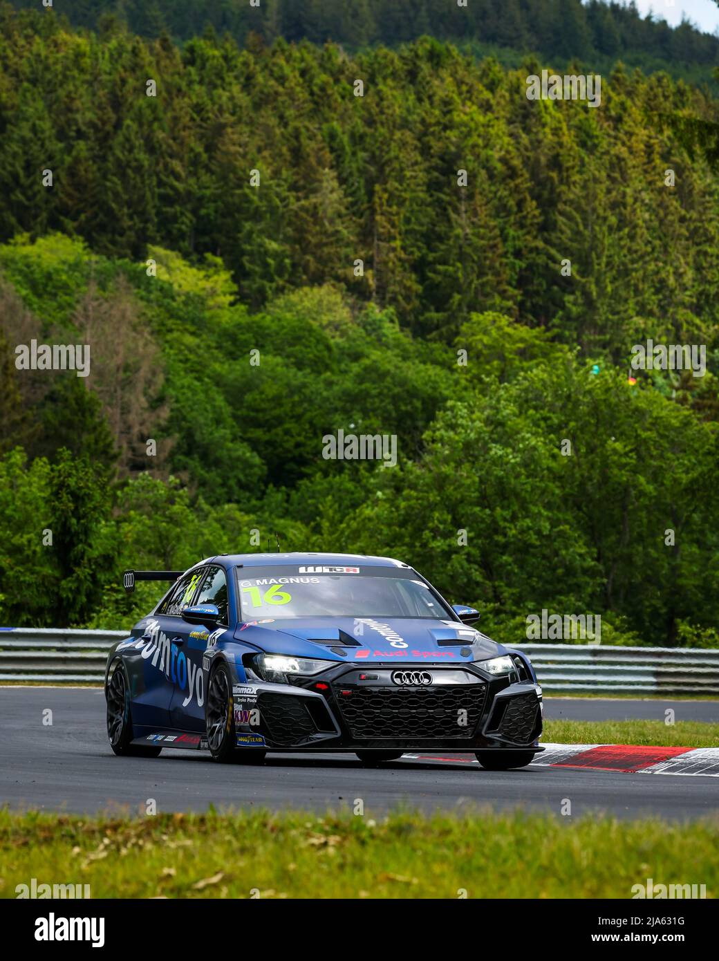 16 MAGNUS Gilles (BEL), Comtoyou Team Audi Sport, Audi RS 3 LMS, action ...