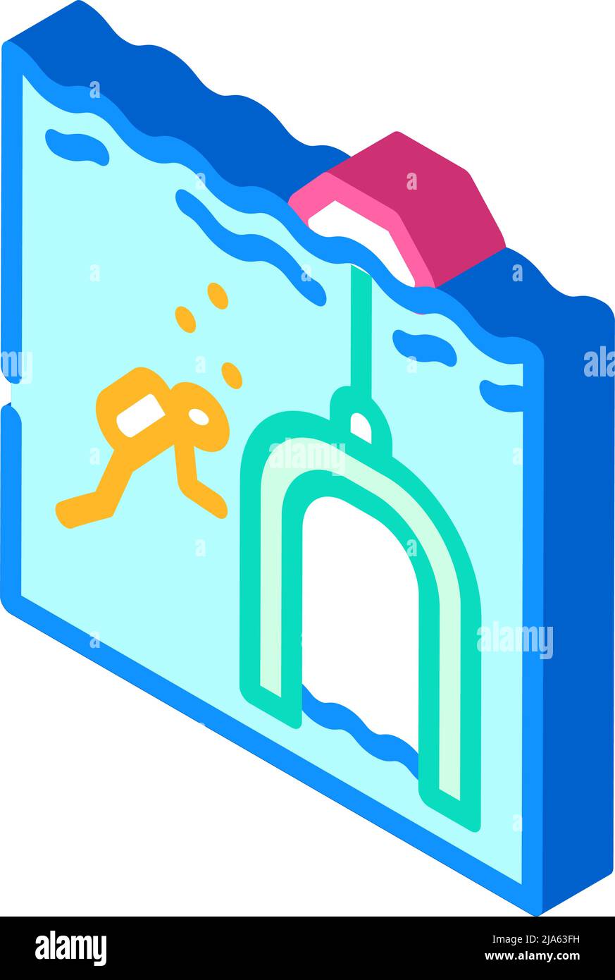 diving bell isometric icon vector illustration Stock Vector Image & Art ...