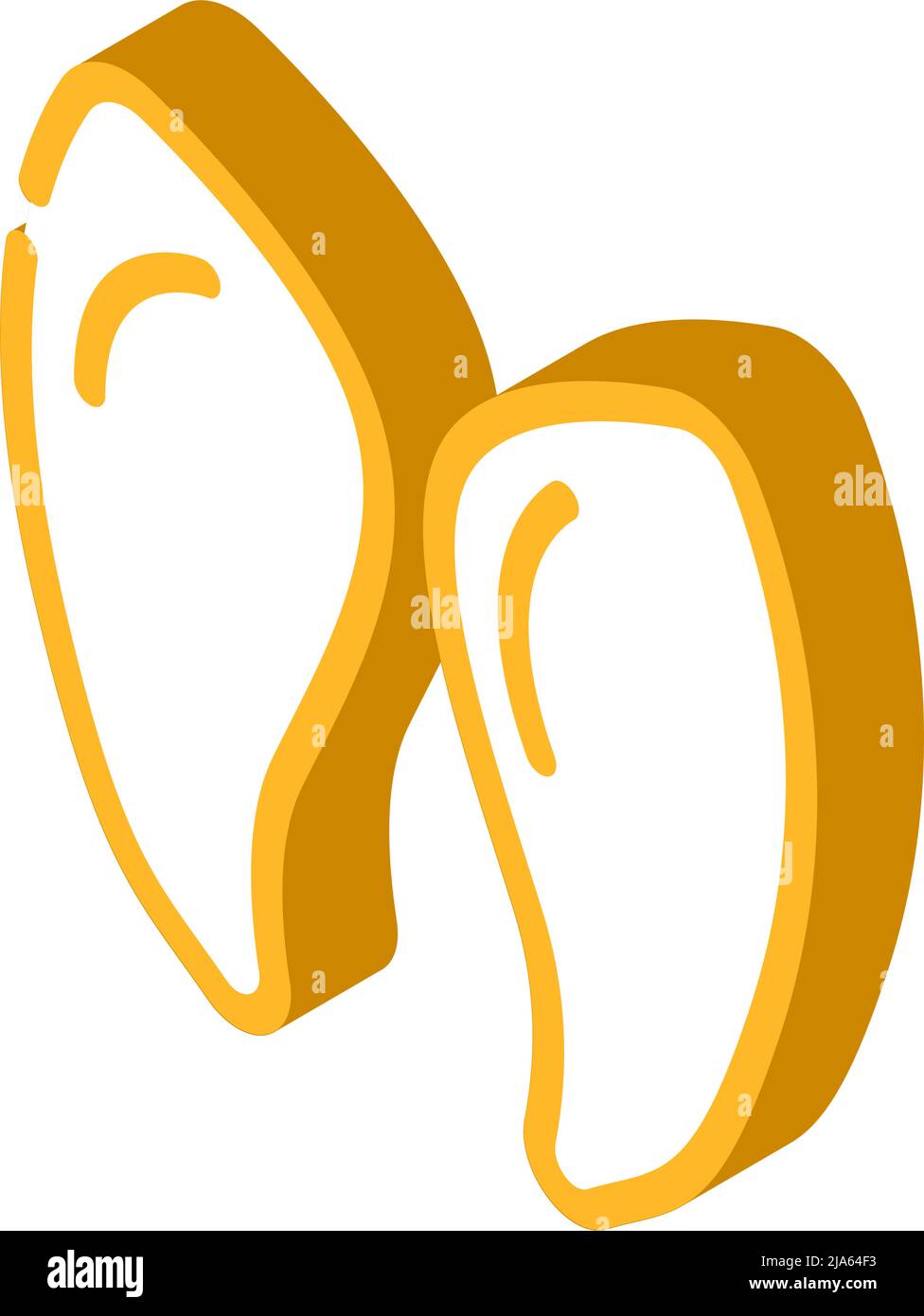 cow farm animal hoof print isometric icon vector illustration Stock ...