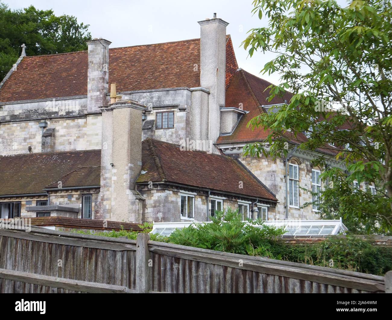 The 1684 Wolvesey Palace in Winchester, Hampshire, England, UK Stock ...
